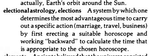 Definition of Electional Astrology, Elections in Astrology | AstroLibrary